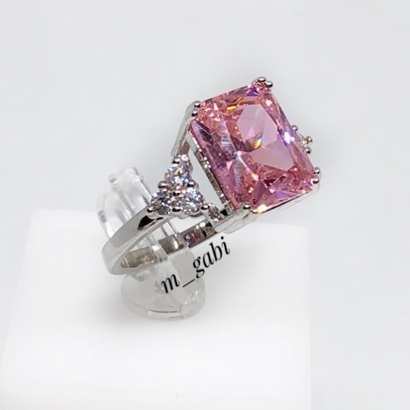 Jewelry | Sterling Silver Pink Peridot Ring | Poshmark